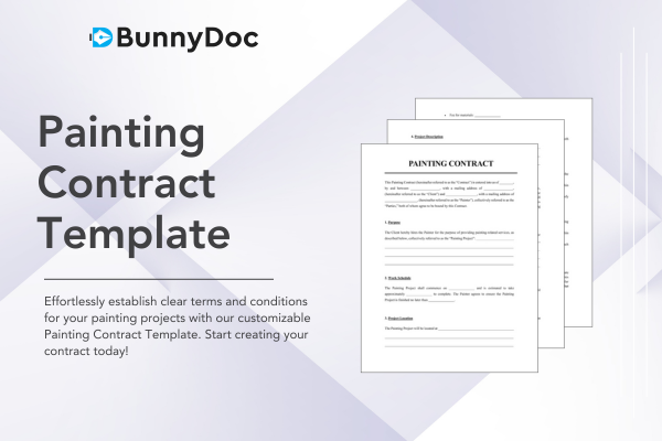 Painting Contract Sample Painting Contract: Download A Free Template